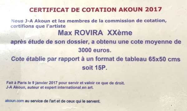 Cotation Akoun : tout savoir | Max Rovira | Artiste peintre